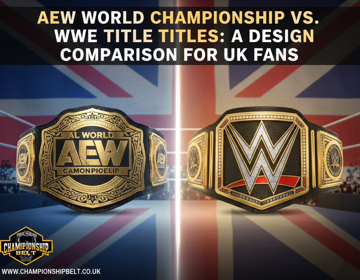 AEW World Championship vs. WWE Titles: A Design Comparison for UK Fans ...